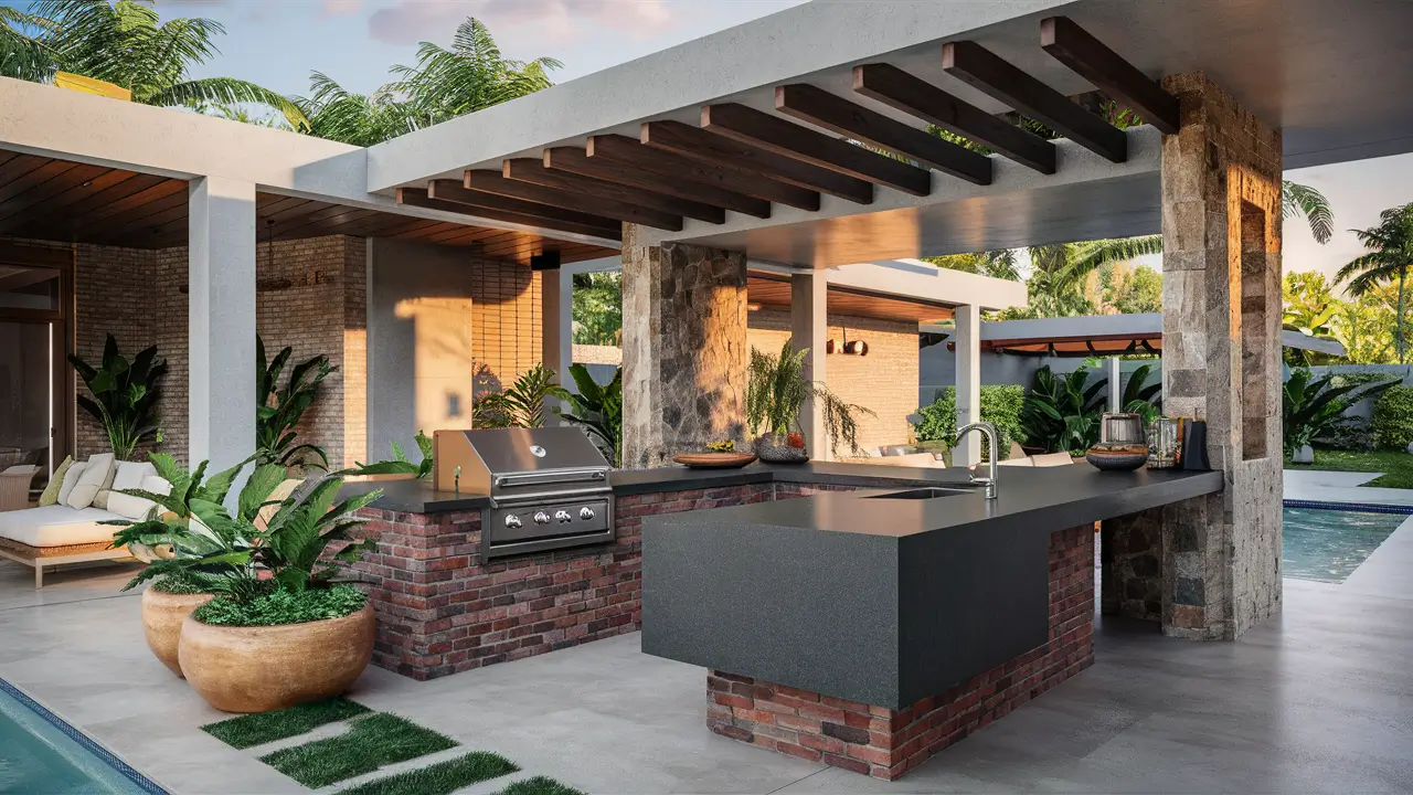 247 Jaw-Dropping Backyard Kitchen Designs That Will Make You Feel Like ...