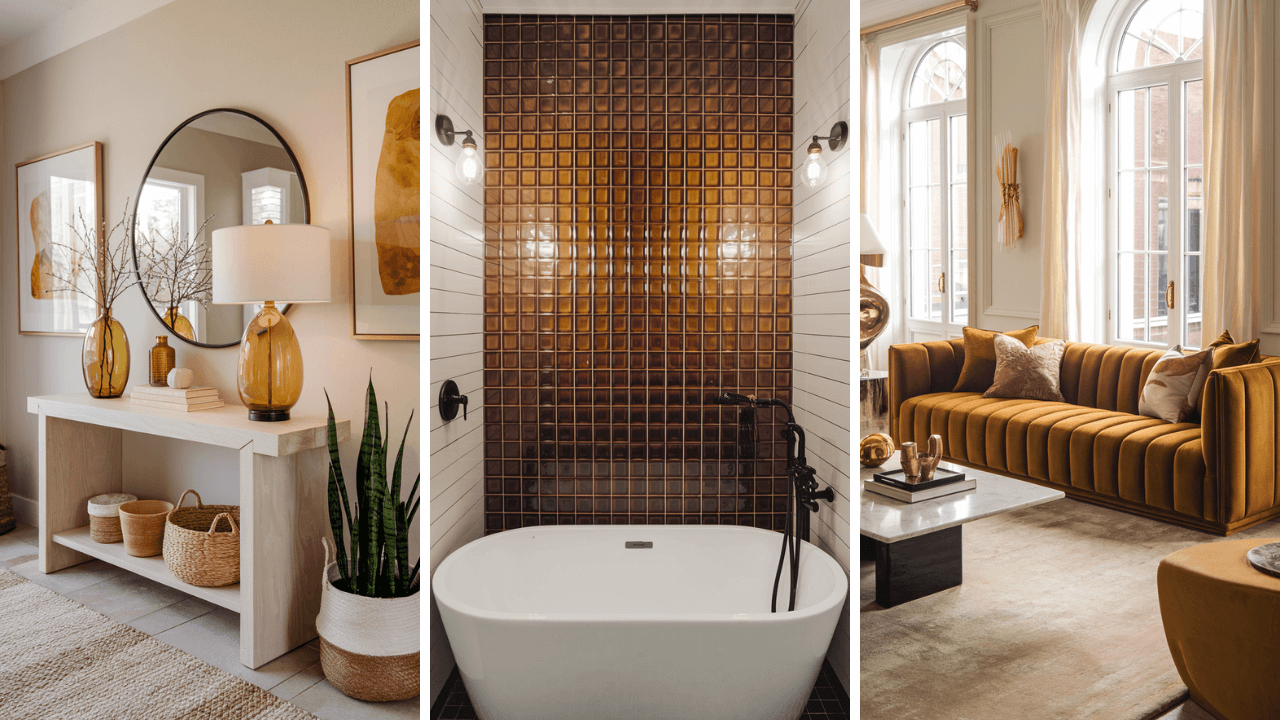 Designing With Color In Mind Series: Amber Interior Design Ideas